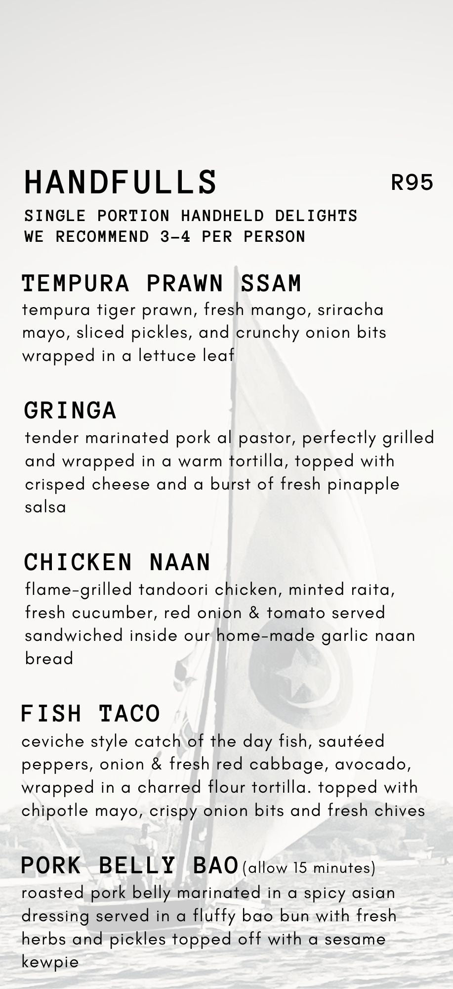 lamu menu – The Lamu Collection South Africa