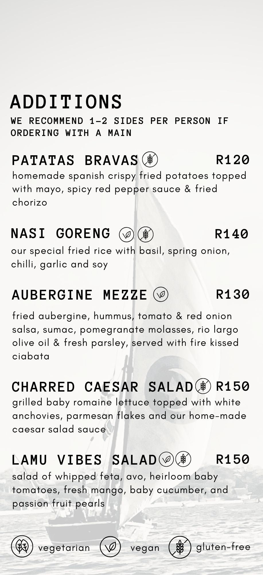 lamu menu – The Lamu Collection South Africa