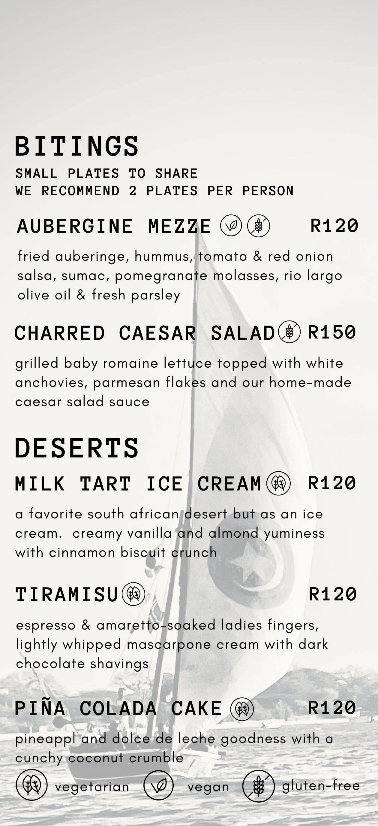 lamu menu – The Lamu Collection South Africa